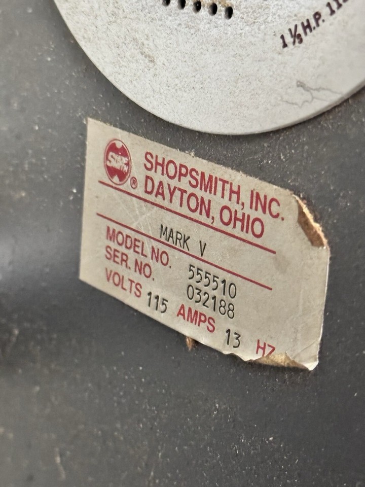 Shopsmith Mark V complete workshop with many Parts great condition!! | eBay