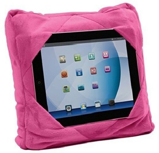 Gogo Multifunctional Pillow Pink Leopard iPad Tablet Holder Travel ...