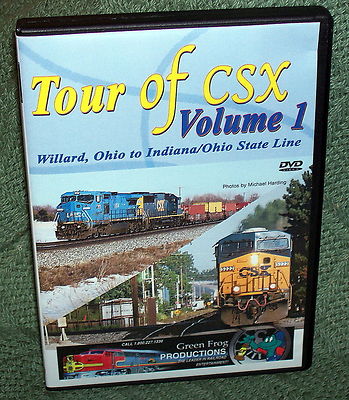 20154 TRAIN VIDEO DVD "TOUR OF CSX" VOLUME 1 OHIO & INDIANA | eBay