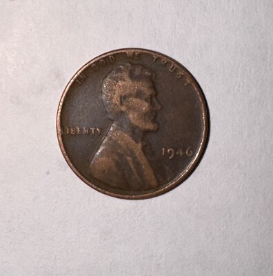 1946 wheat penny no mint mark Extremely Rare Error on the rim "L" in ...