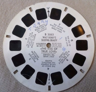 Vintage Viewmaster - Sawyer's Single Reel B 3083 Sleeping Beauty Kiss ...