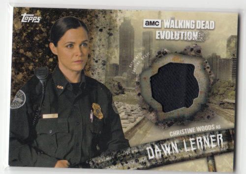 2017 The Walking Dead Evolution Costume Relics Black #RDL Dawn Lerner ...