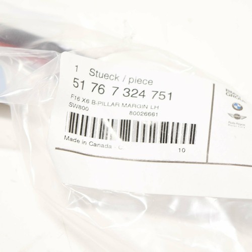 NEW BMW X6 F16 F86 REAR LEFT DOOR SEALING 51767324751 7324751 OEM | eBay
