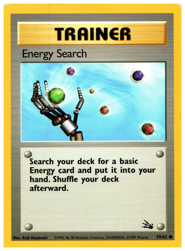 Energy Search 59/62 - Fossil - Common Pokemon Card | eBay