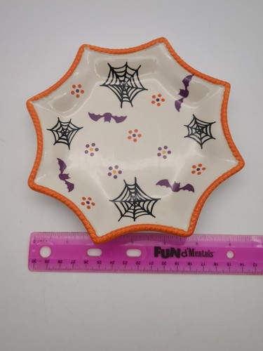 Temp Tations by Tara Seasonal Halloween Boofetti Spiderweb Trinket Dish ...
