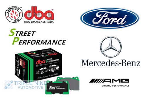 DBA SP PERFORMANCE BRAKE PADS FIT FPV GT-P BF 4dr 08 5.4L BOSS 302 V8 ...