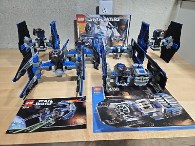 Lot LEGO Star Wars TIE Fighter Collection 10131 + 4479 Bomber + 6206 ...