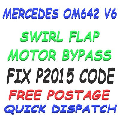 Mercedes Chrysler Jeep Om642 V6 Swirl Flap Motor Bypass **FIX P2015 ...
