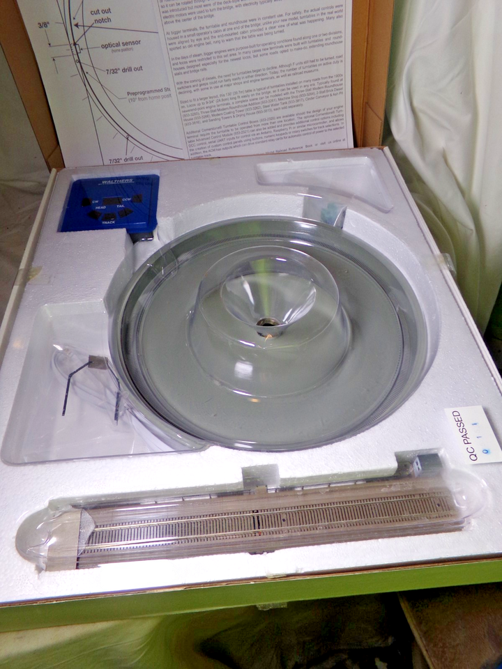 Walthers Cornerstone 933-2618 Motorized 130' Turntable / N Scale / NIB ...