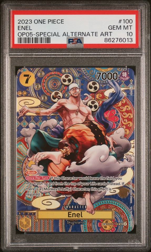 One Piece Gecko Moria ST03-004 SP OP08 Enel SP OP05 Psa 10 | eBay