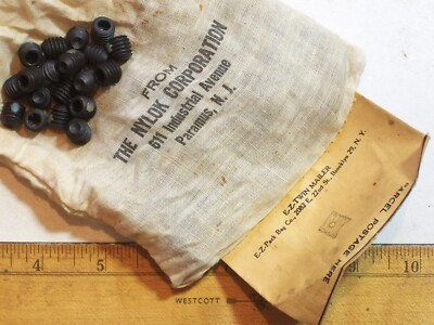 SET SCREWS NYLOK SCREW 3/8-16 X 3/8 CUP POINT NYLON PELLET LOCKING QTY ...