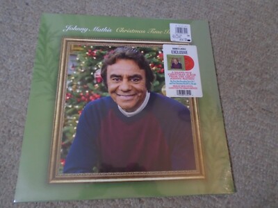 Johnny Mathis Christmas Time is Here LP (2023) NEW Red Vinyl | eBay