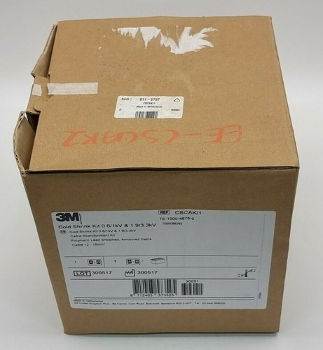 3M Cold Shrink Cable Abandonment Kit 0.6/1kV & 1.9/3.3kV CSCAK/1 12 ...
