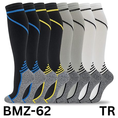 fenglaoda 8 Pairs Compression Socks for Men & Women 20-30 mmHg Knee ...