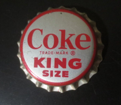 Coca-Cola Coke Trade Mark King Size Bottle cap with Cork Lining Unused ...