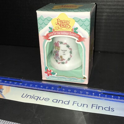 1995 Precious Moments "Tie-dings Of Joy" Porcelain Holiday Bell ...