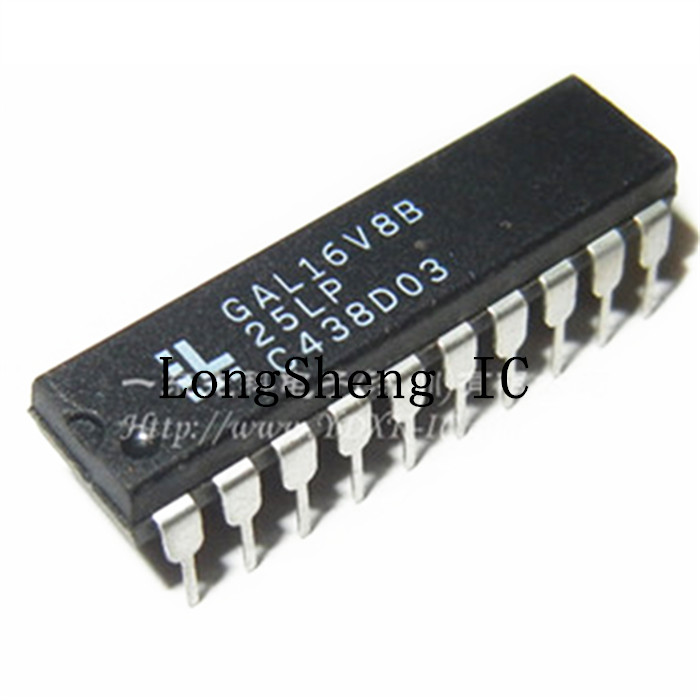 5PCS GAL16V8B-25LP High Performance E2CMOS PLD Generic Array Logic ...