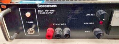 Sorensen Power Supply DCR 10-40B 0-10VDC 0-40A, free shipping ! | eBay