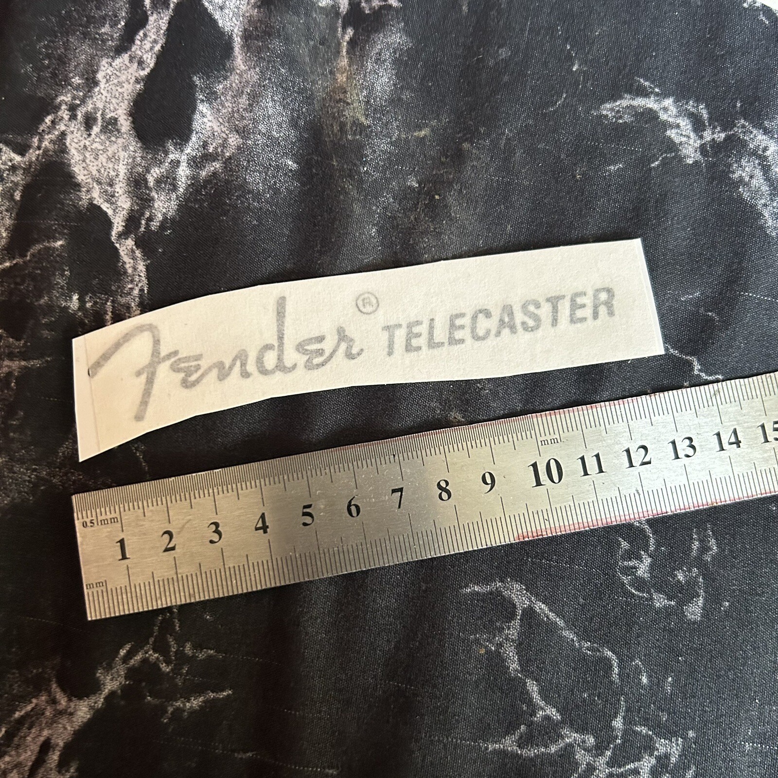 Fender telecaster headstock peel And stick decal / non water slide / uk ...