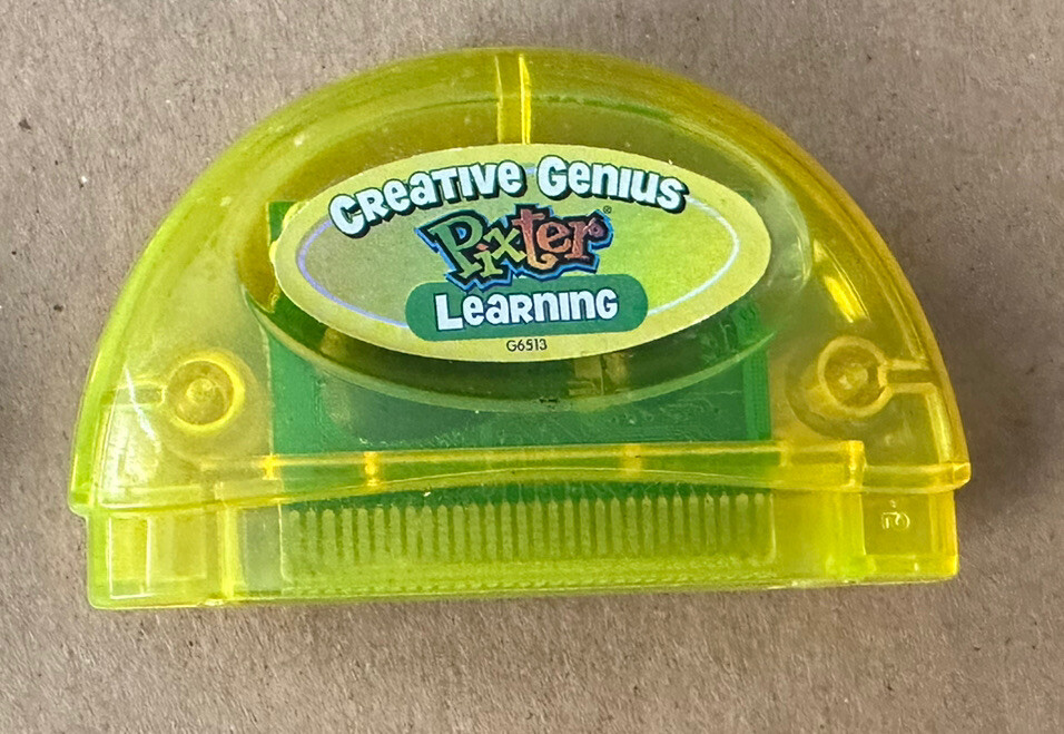 Lot of 6 Mattel Pixter Games-+2 Adapters-(RARE*Spongebob/*JohnNeutron ...