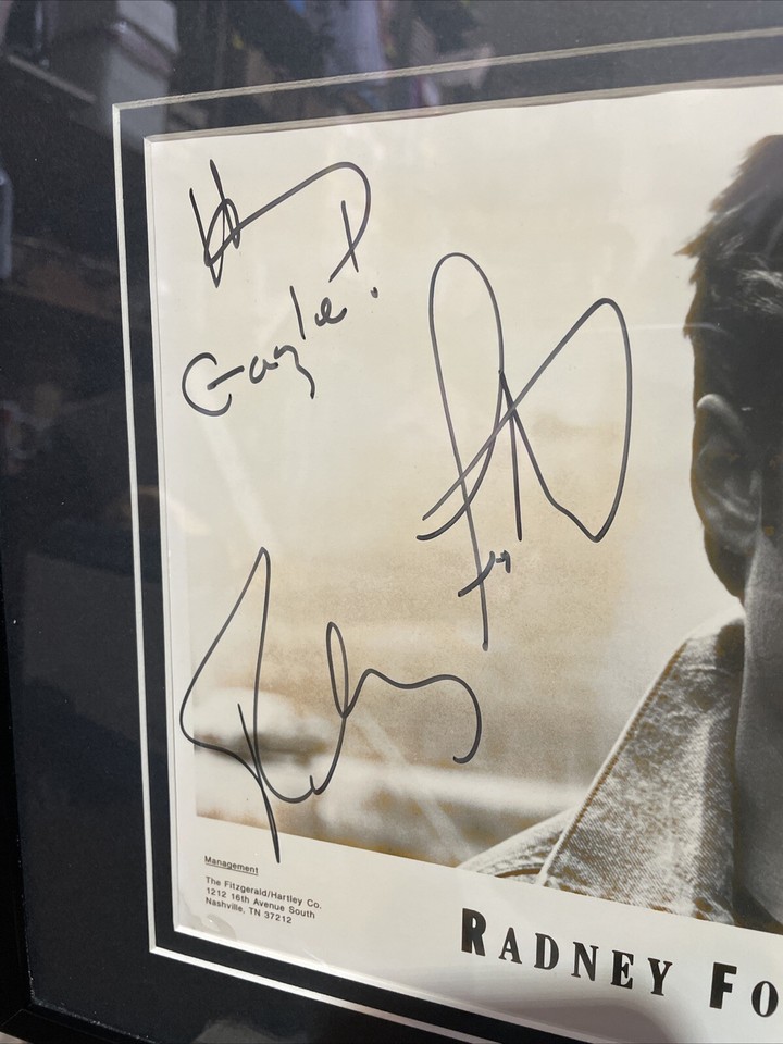 Radney Foster Autograph Photo 8x10 Musician Signed Artista Promo | eBay