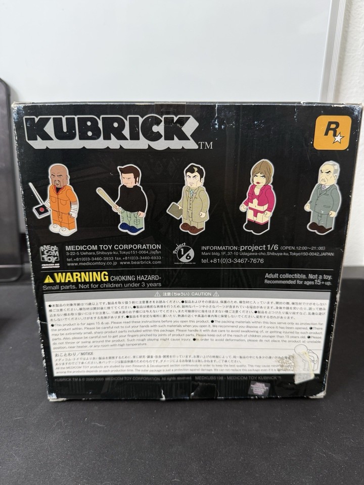 Grand Theft Auto III Medicom Kubrick Action Figure Set Bearbrick | eBay