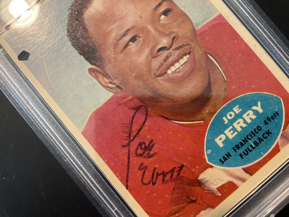 Joe Perry signed 1960 Topps Card Autograph Football Hall of Fame SF ...