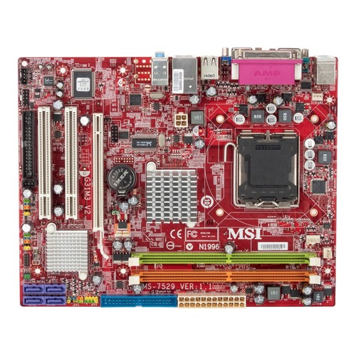 Mainboard Micro-ATX MSI G31M3 V2 MS-7529 VER:1.1 Socket LGA775 DDR2 ...
