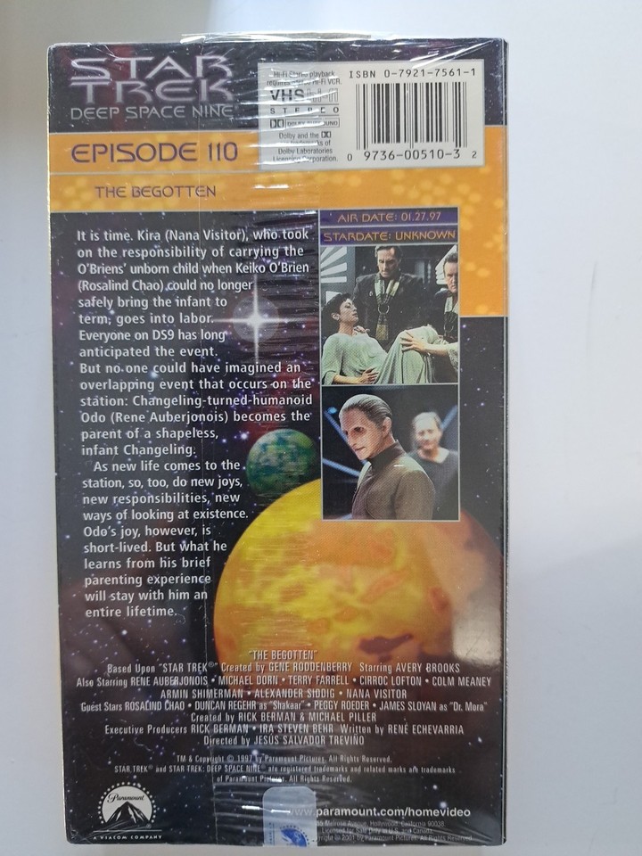 STAR TREK Deep Space Nine DS9 VHS Lot Episodes 76-110 SEALED Paramount ...