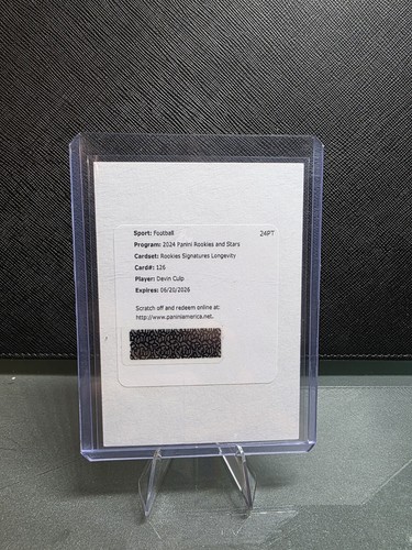 2024 Panini Rookies & Stars Redemption Devin Culp Rookies Signatures ...