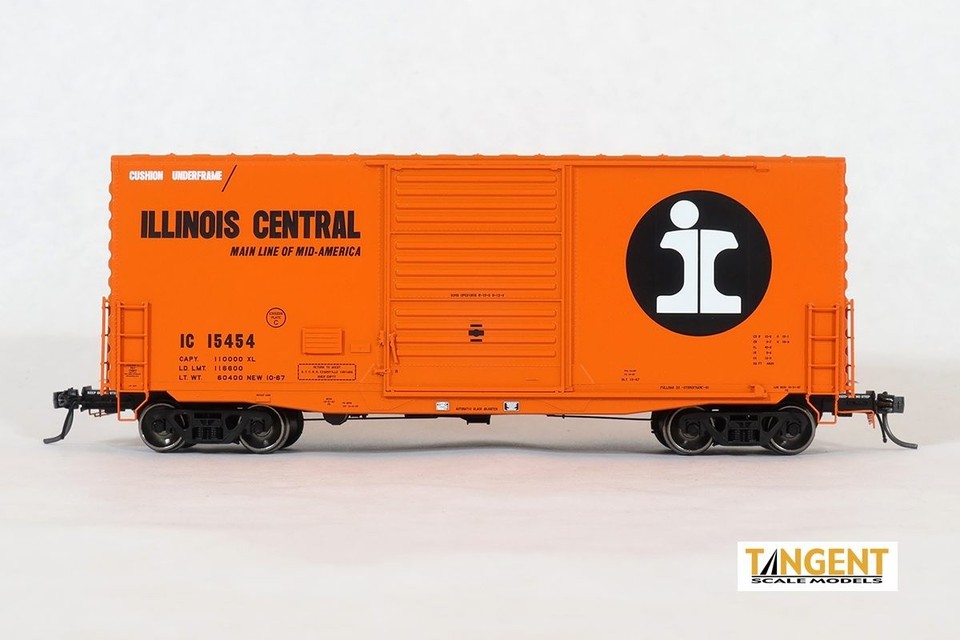 TANGENT HO PS-1 40' Mini-Hy Cube Boxcar IC Original Orange 1967+ | eBay