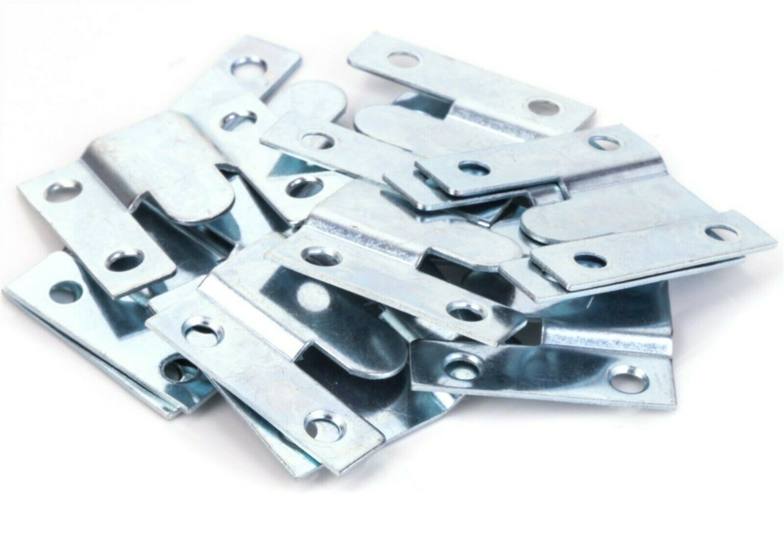 Picture Mirror Frame Hanging Flush Mount Bracket Interlocking Slide ...