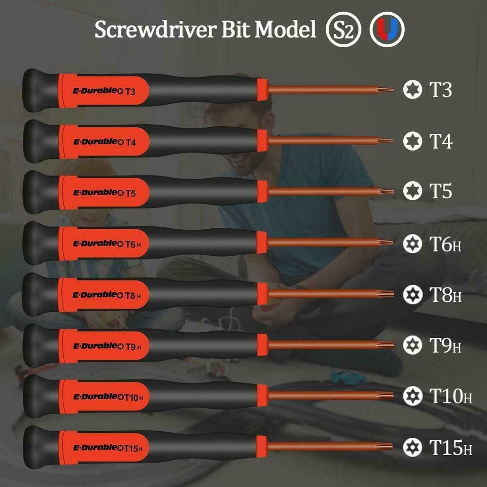 Security Screwdriver Set T6 T8H TR9 T10H T15H For Ring Bell XBOX PS4 ...