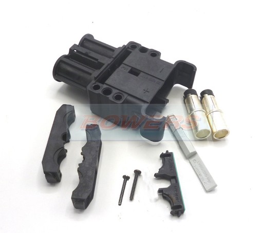 BLACK FEMALE 70MM ANDERSON PLUG SB320 HOUSING CONTACTS HIGH CURRENT ...
