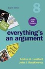 Everything's An Argument with 2020 - Paperback, by Lunsford Andrea A ...