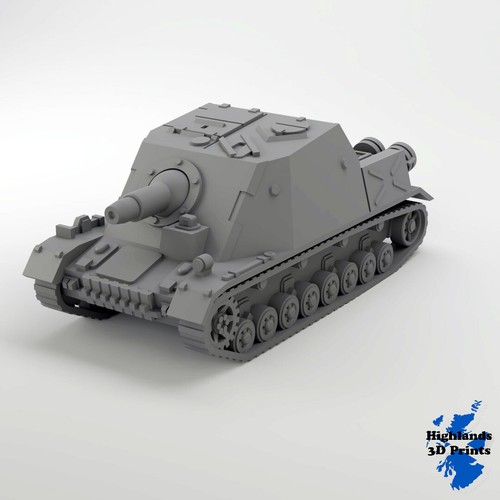 Brummbar Sturmpanzer Tank WW2 Tabletop Gaming 3D Print | eBay