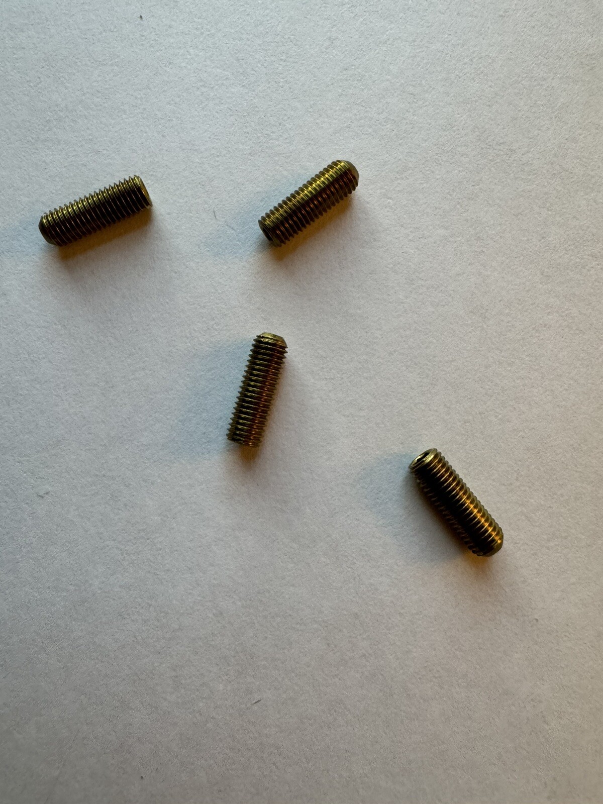 BRASS SOCKET SET SCREWS. 1/4-28 x 3/4” CUP POINT. 4 PCS.NEW | eBay