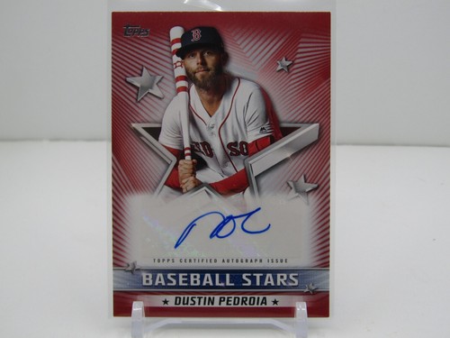 DUSTIN PEDROIA 2022 TOPPS BASEBALL STARS AUTOGRAPH AUTO! #12/25! SP ...