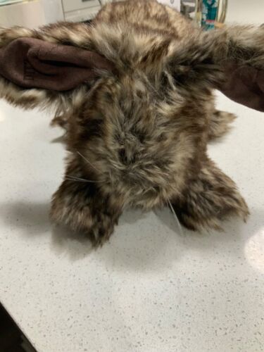 Ditz Designs Plush Bunny Rabbit Mottled Brown Fur Realistic Stuffed ...