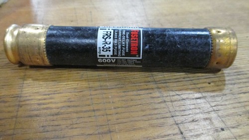 Fusetron FRS R 35 Dual Element Time Delay Fuse 35A 600VAC USED | eBay