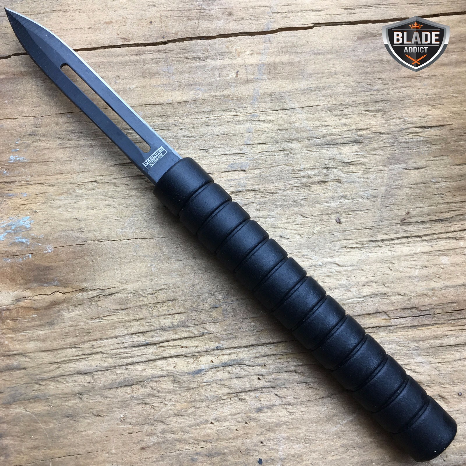 2PC 6.5" Ninja Tactical Ninjutsu Kunai Throwing Knife Blade + Target ...