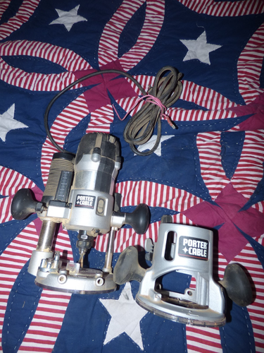 Porter Cable 890 Router with fixed/plunge bases, 1/2" collet VARIABLE ...