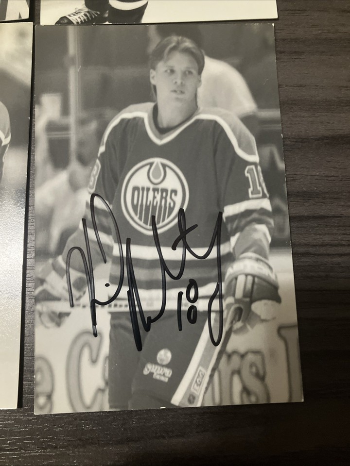 Edmonton Oilers Autographed Postcard Lot | eBay