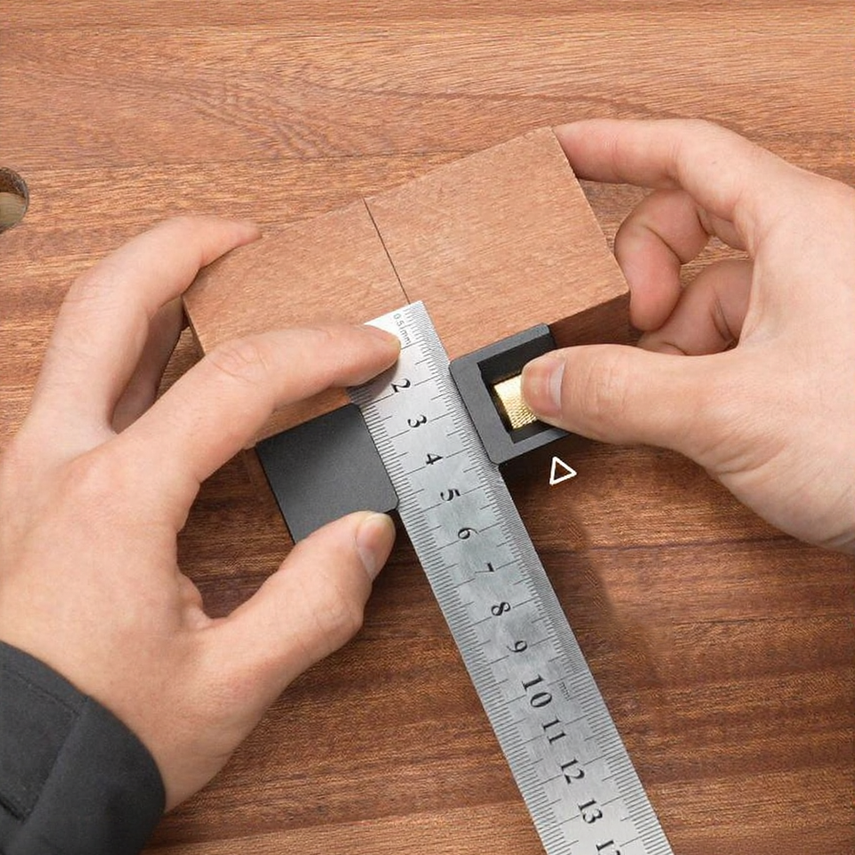 Precision Measurements Carpentry Scribe Positioning Block Parallel Line ...