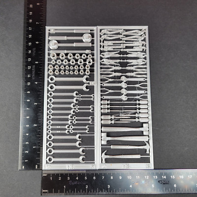 Tool Set 1/10 Scale Model Prop Kit Shop Garage Diorama Dollhouse ...