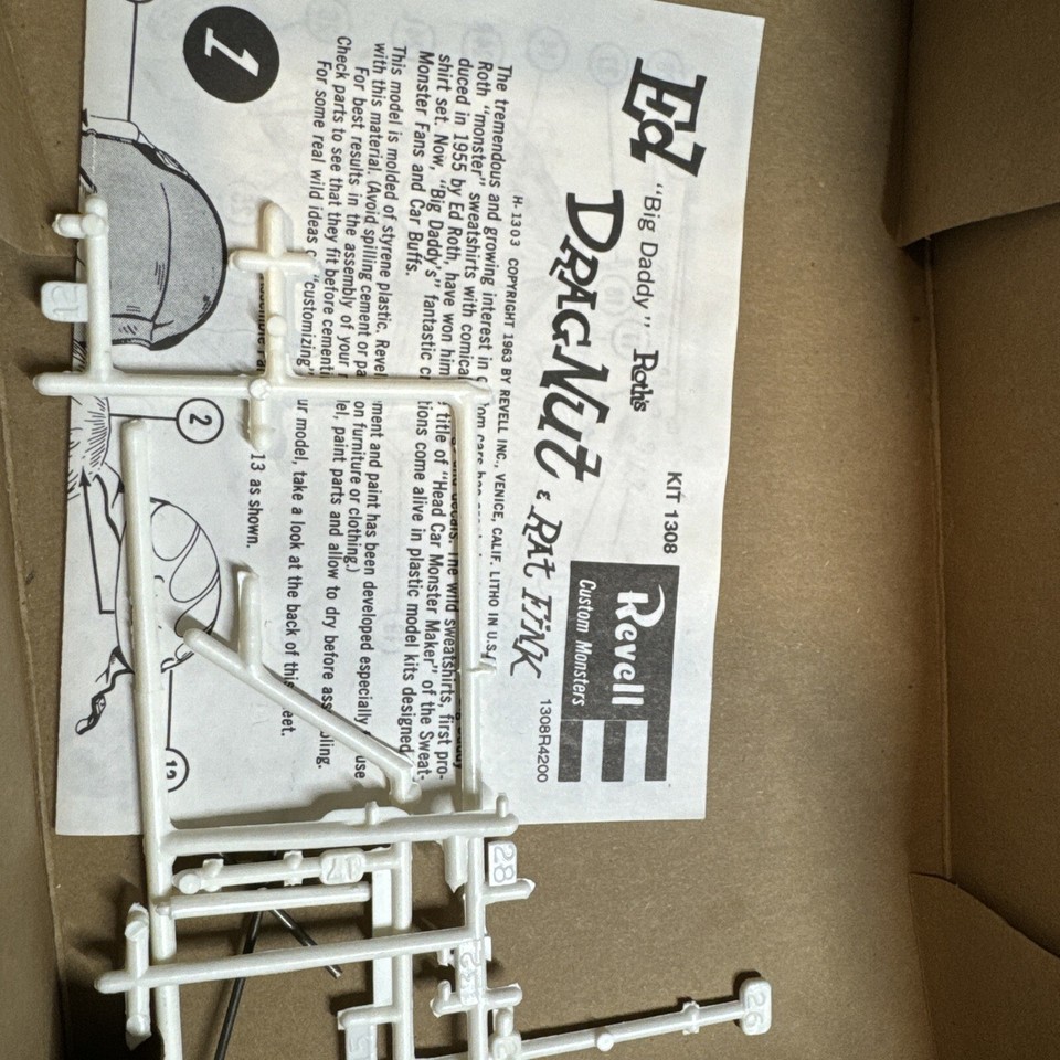 Revell Ed Big Daddy Roth Drag Nut Model Kit Rat Fink 2015 New Opened ...