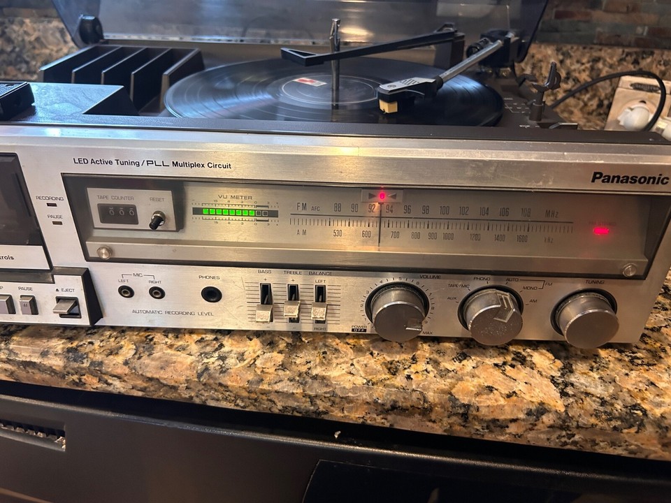 Vintage Panasonic PLL Multiplex Circuit SE-2510 Turntable Stereo READ ...