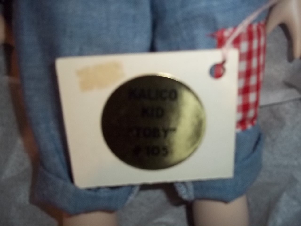 Kalico Kids Toby #105 Artist Suzanne Gibson 18" Doll Porcelain/Cloth ...