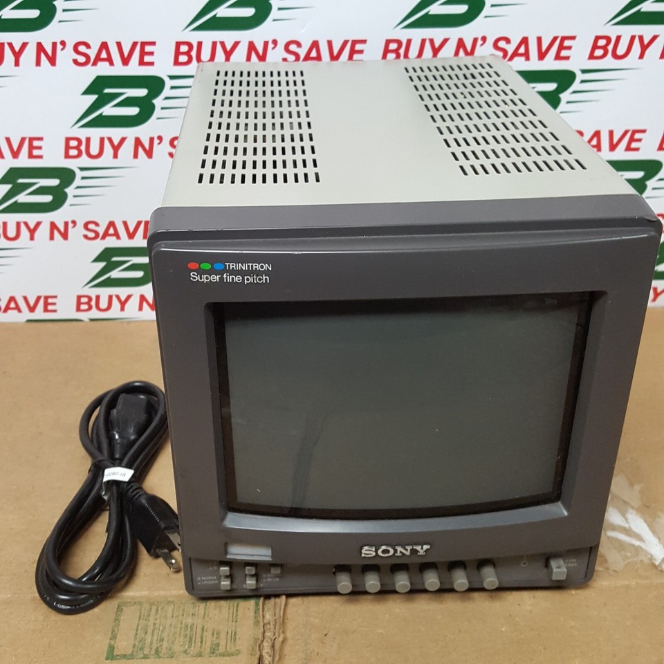 Sony PVM-8221 Trinitron Super Fine Pitch Video Monitor w/PwrCrd -ReadAd ...