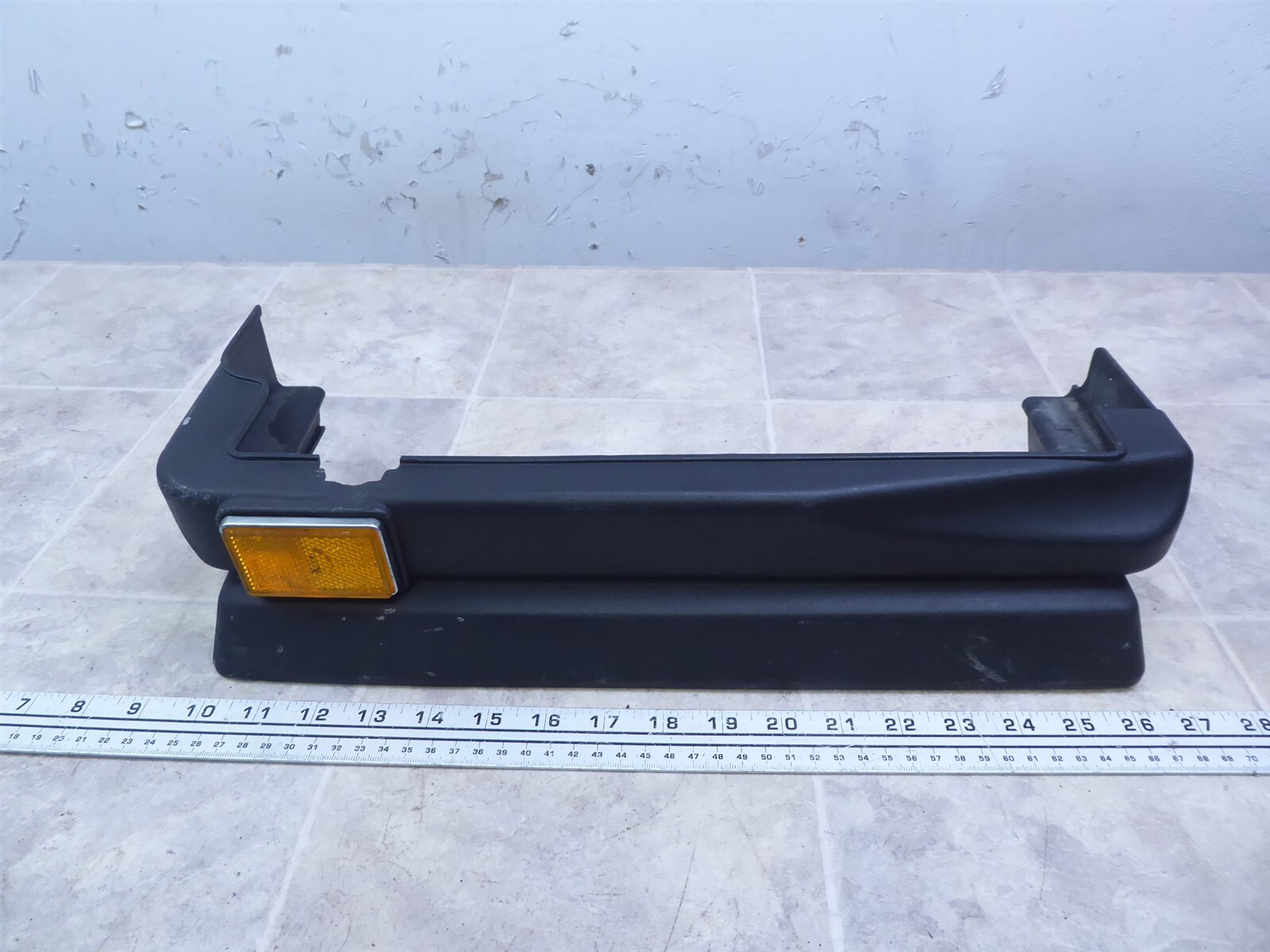 1987 Kawasaki ZL1000 K491-2) left side radiator trim cover w/ reflector ...